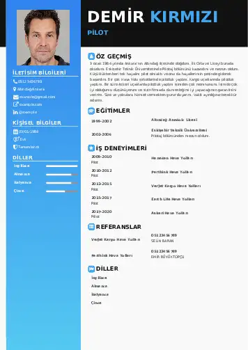 Cv Şablonları ile Boş Cv Doldur ve Cv Hazırla | Cv Lazım