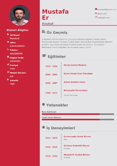 CV Hazırlama Formu İle Kolay Ve Detaylı CV Hazırlama | Cv Lazım