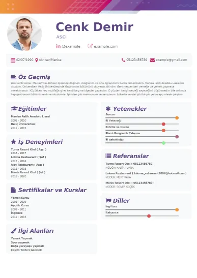 PDF Formatında Boş CV Formları İndir ve Düzenle | Cv Lazım