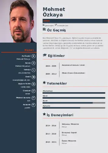 Online Boş Cv Formu Doldur ve İndir | Cv Lazım